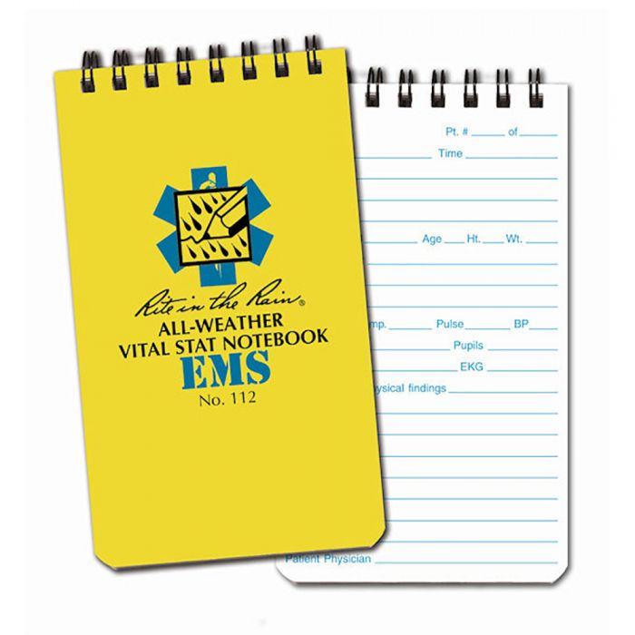 Rite in the Rain EMS Vital Stats Notebook – MedTree