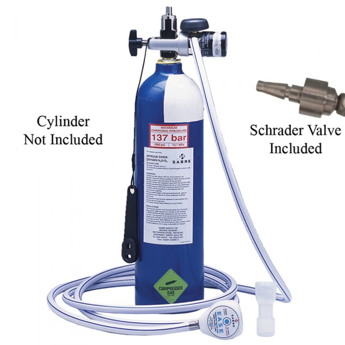 Sabre Ease II (Pin Index Regulator & Schrader Valve) – MedTree